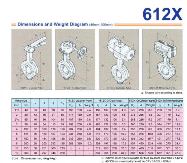 OKM 612X & 615X Butterfly Valves - Wintech Engineering Supply