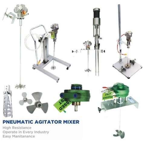 Pneumatic Agitator Mixer - Wintech Engineering Supply