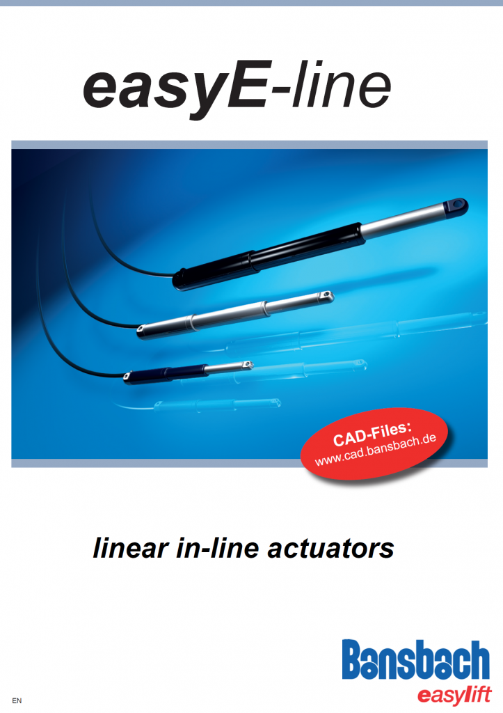 Bansbach Gas Spring Easy E-line Series - Wintech Engineering Supply